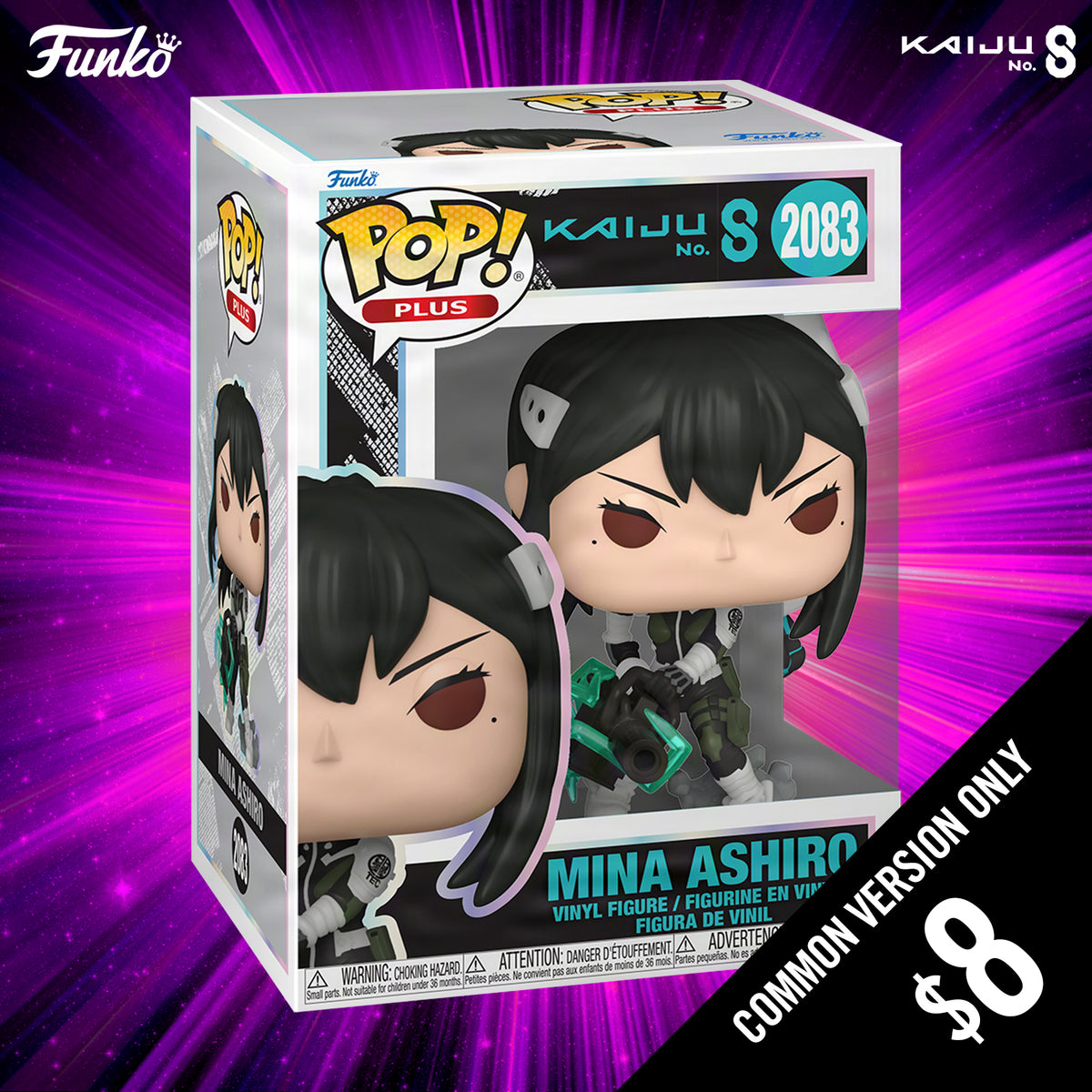 Funko Pop! Kaiju No.8 S1: Mina Ashiro #2083 (Common) – Chalice Collectibles