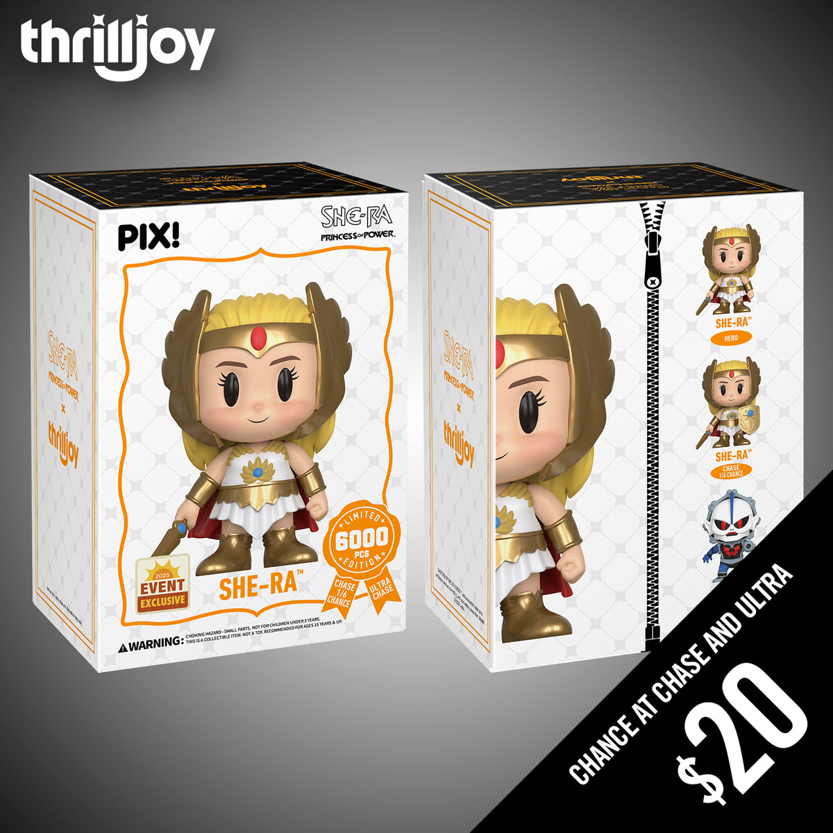 Thrilljoy PIX: She-RA! (2025 Event Exclusive) – Chalice Collectibles