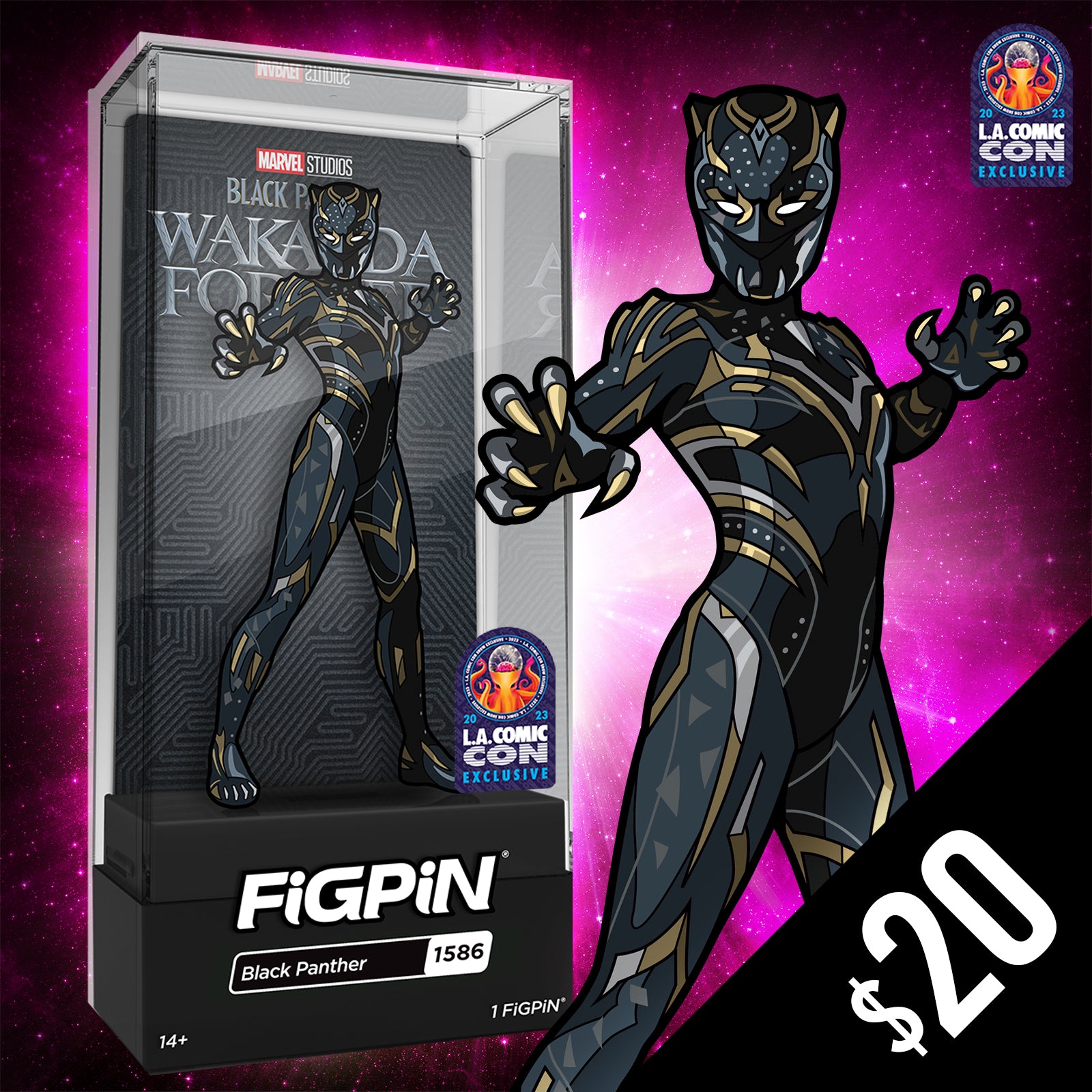 FiGPiN - Chalice Collectibles Exclusive (LACC 2023): BP Wakanda Foreve