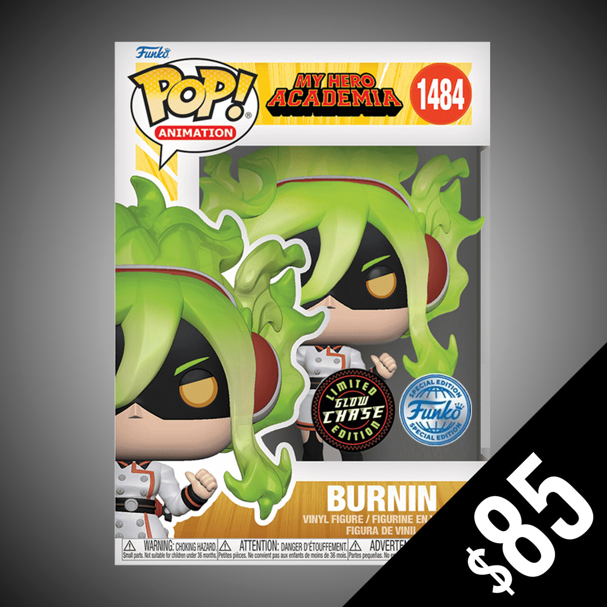 Funko Pop! MHA: Burnin (CHASE) #1484 SE – Chalice Collectibles
