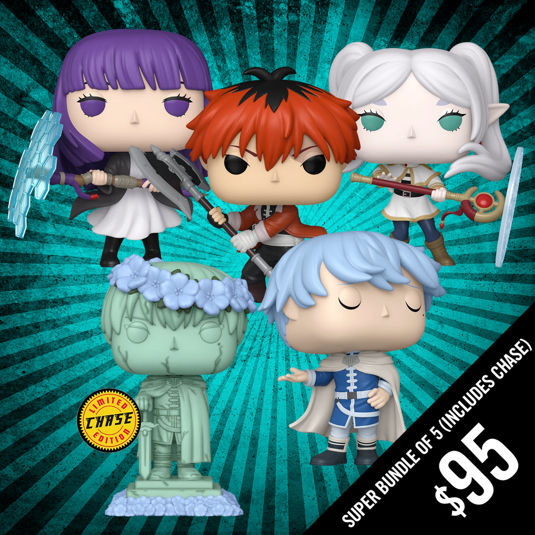 Pre-Order: Funko Pop! Frieren S1: Super Bundle of 5 pops (Includes Cha – Chalice Collectibles
