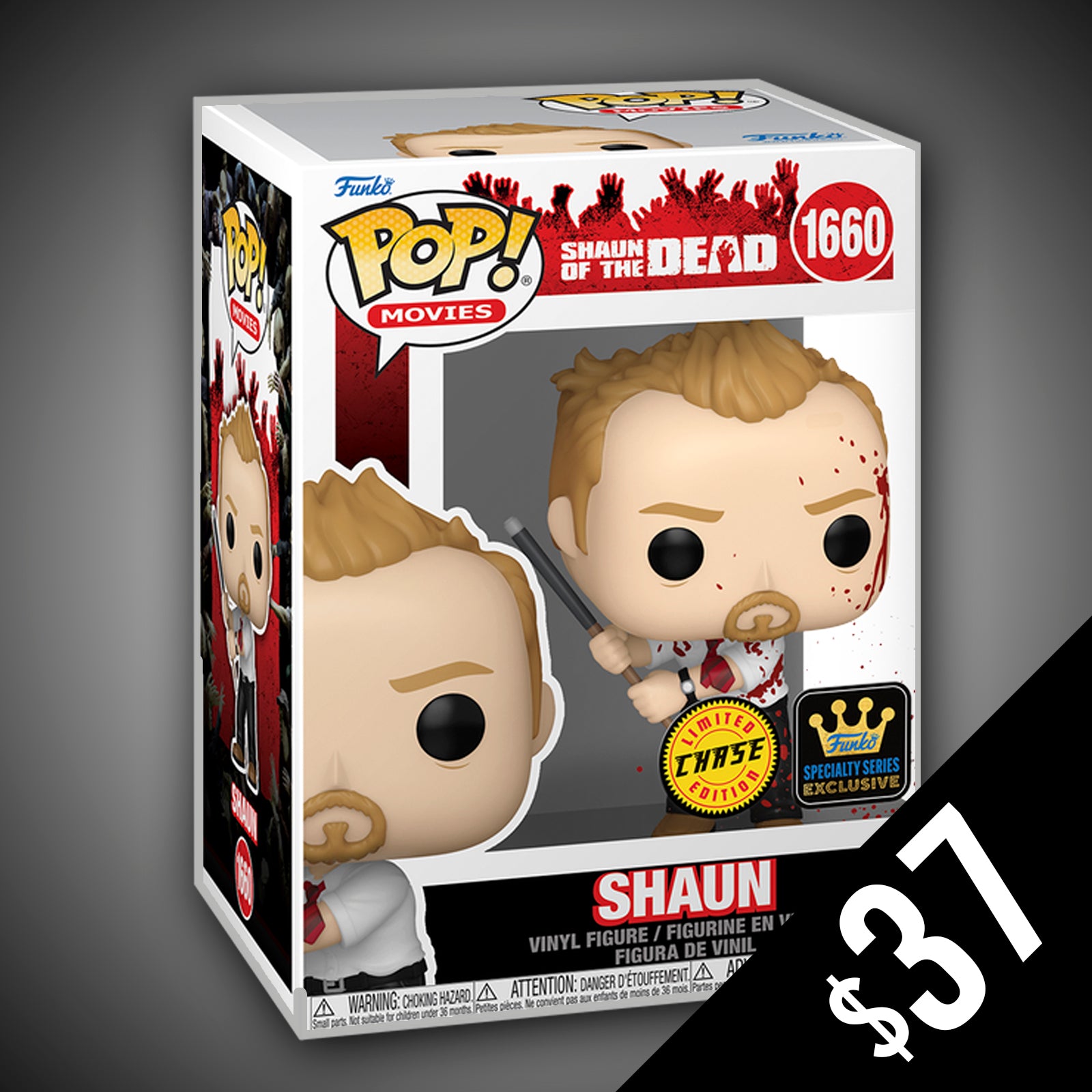 Funko Pop! Shaun of the Dead: Shaun #1660 FSS (CHASE) – Chalice ...