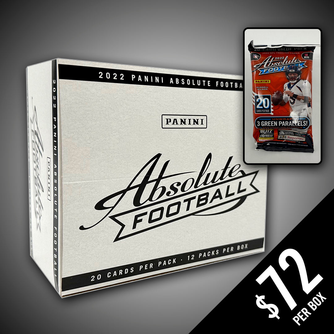 PANINI: 2022 Absolute Football - Fat pack Box – Chalice Collectibles