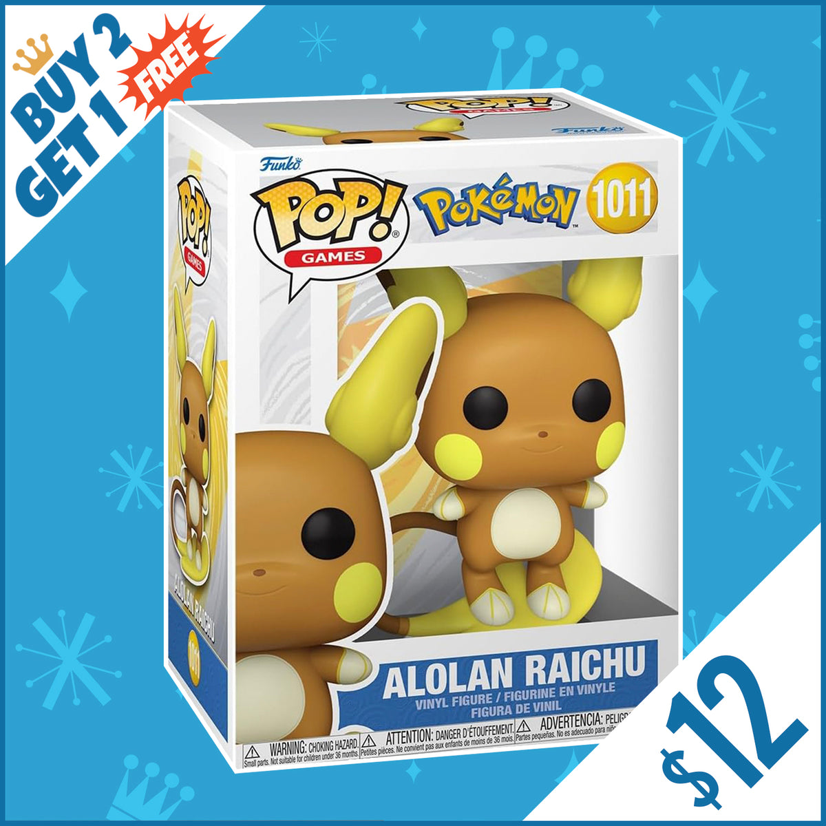 Funko Pop! Pokemon: Alolan #1011 (B2G1) – Chalice Collectibles