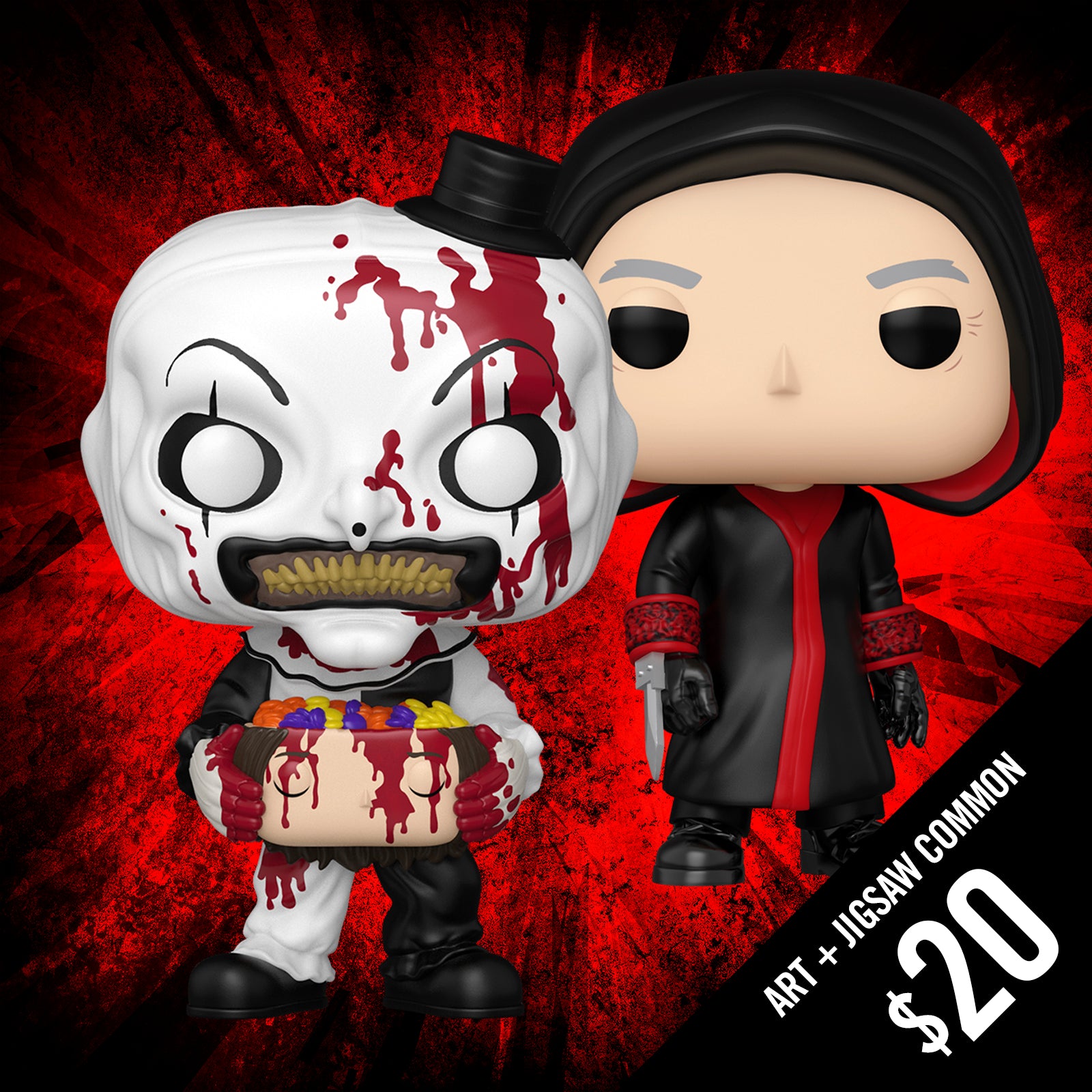 Pre-Order: Funko Pop! Terrifier & Saw: Common Bundle – Chalice Collectibles