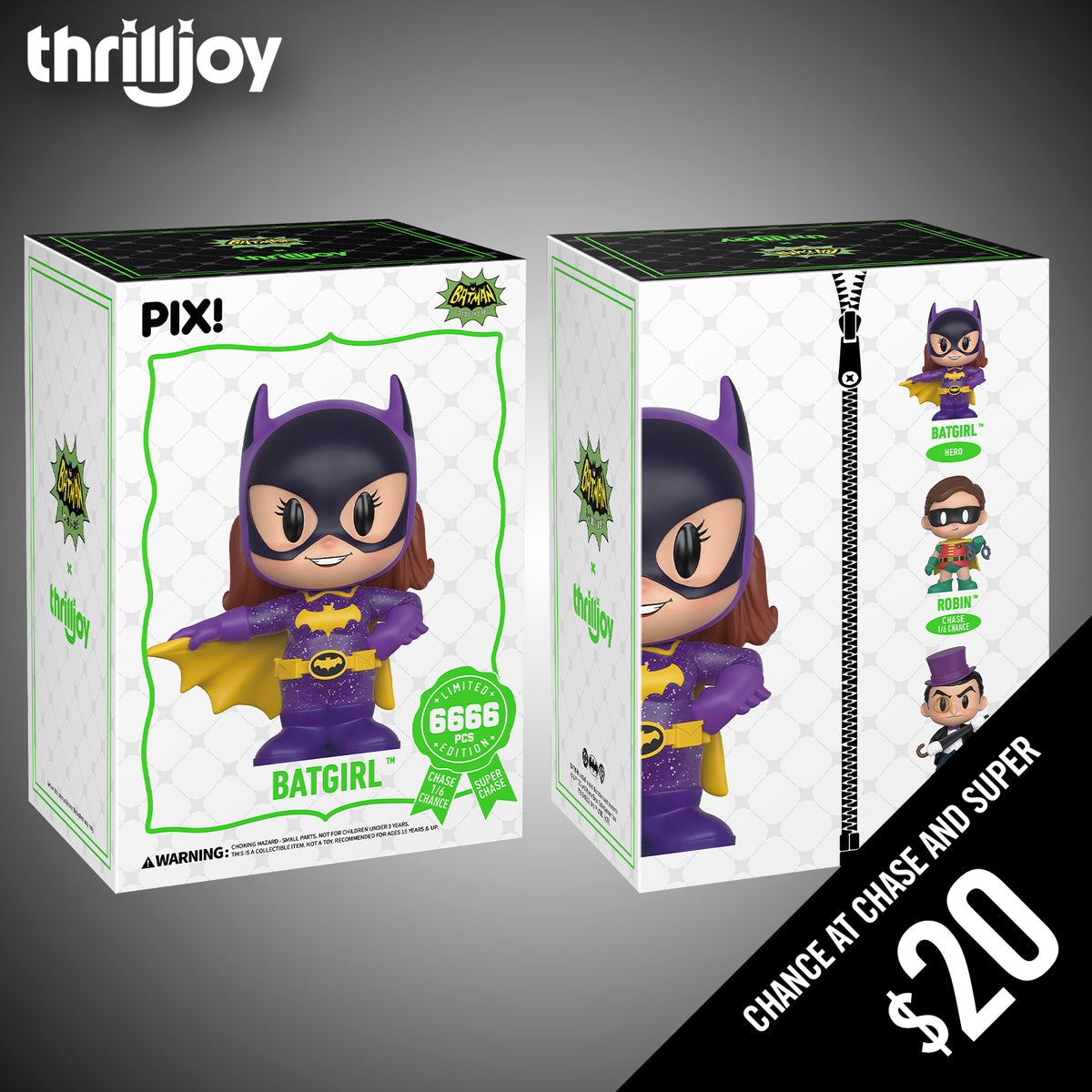 Thrilljoy PIX: Batman 1966: Batgirl (LE6666) – Chalice Collectibles
