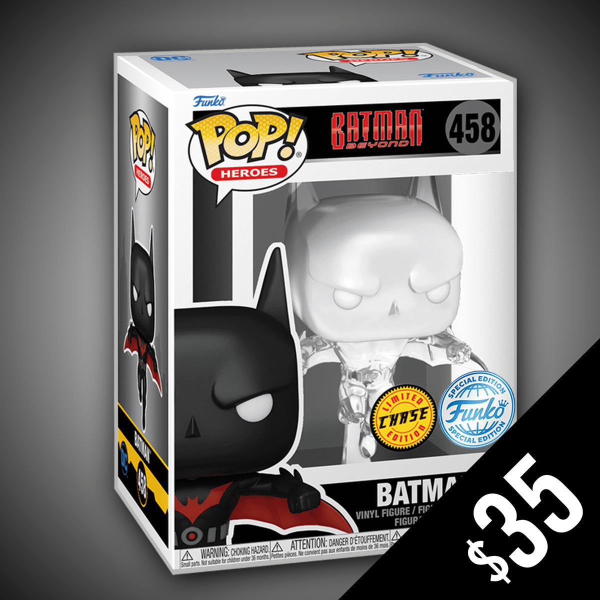 Funko Pop! Heroes: Batman Beyond: Batman #458 (CHASE) (SE22) – Chalice ...