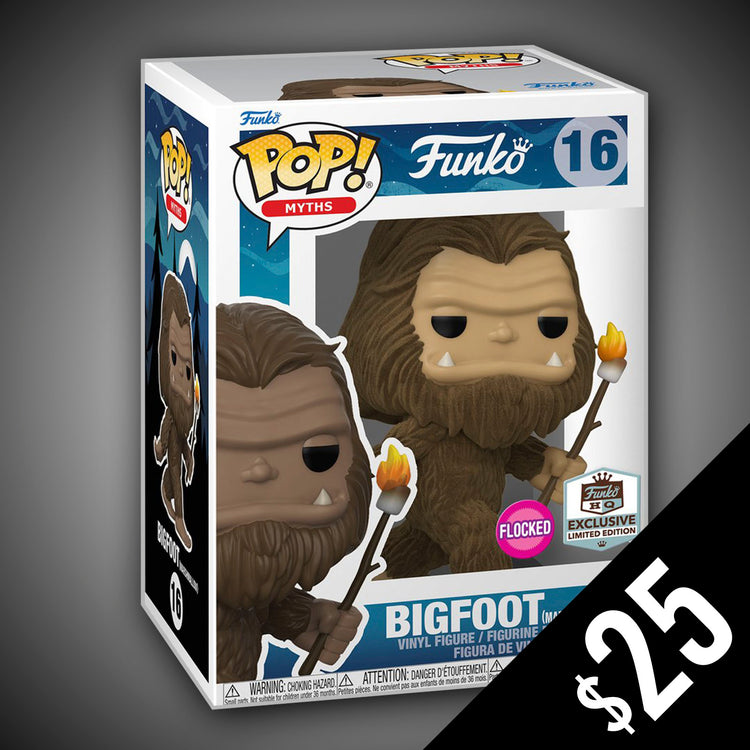 Funko Pop! Myths BigFoot (Flocked) Funko HQ – Chalice Collectibles