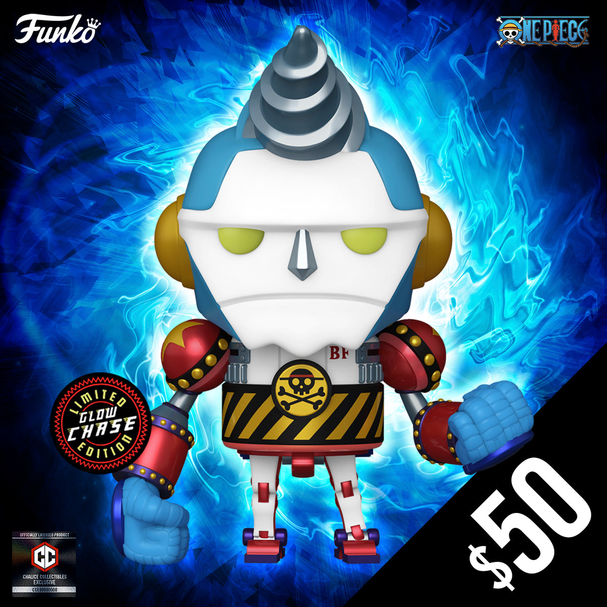 Funko Pop! Chalice Exclusive: One Piece: General Franky (CHASE ...