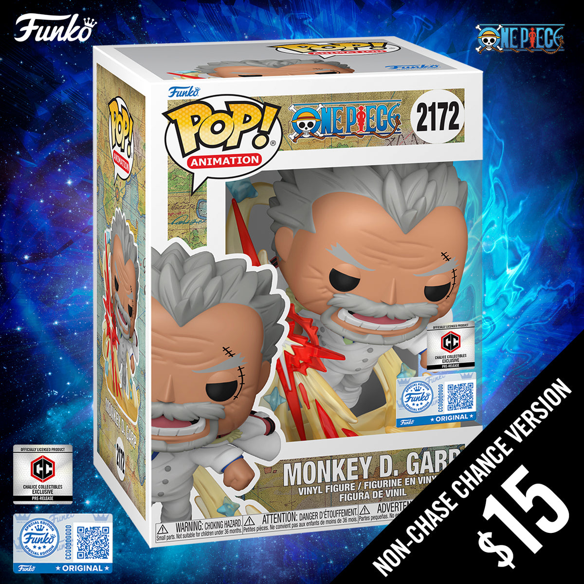 Pre-Order: Funko Pop! One Piece S13: Monkey D. Garp (Galaxy Impact) #2 ...