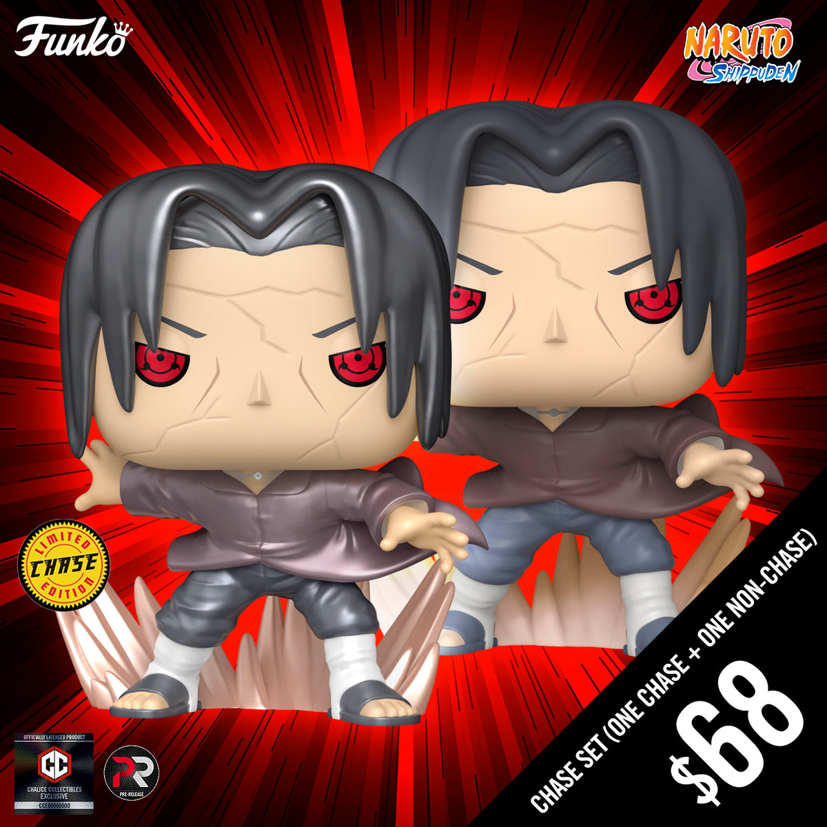 Pre-Order: Funko Pop! Chalice Exclusive: Naruto S14: Itachi Uchiha #18 ...