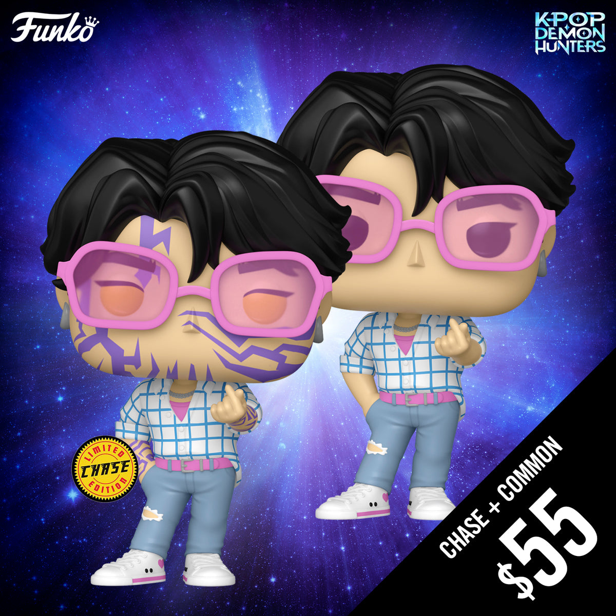 Pre-Order: Funko Pop! KPop Demon Hunter: Jinu (Chase + Common ...