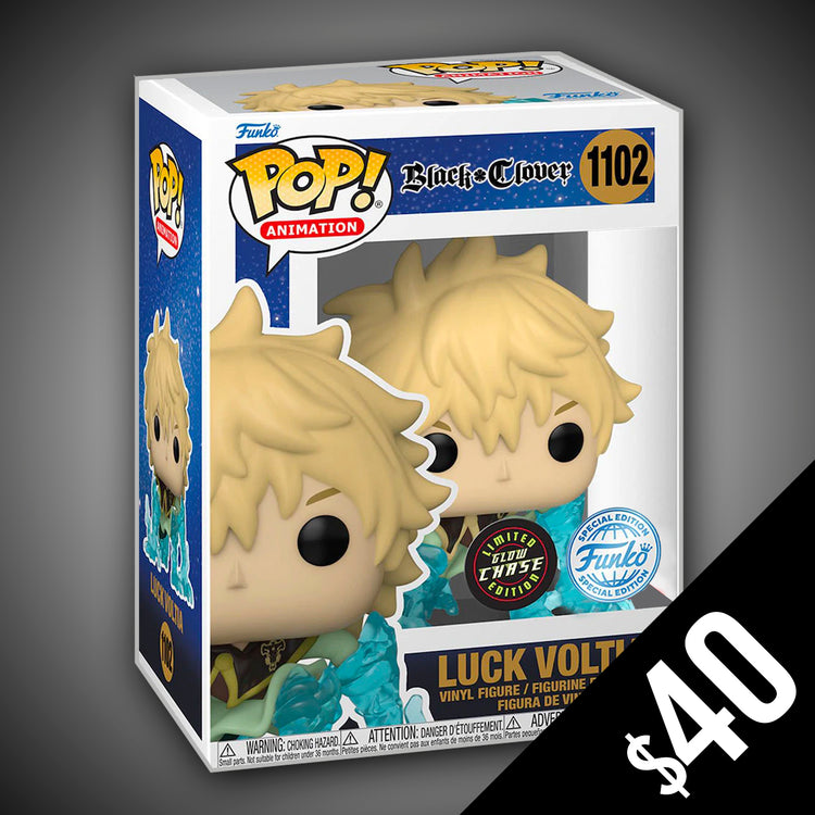Funko Pop! Black Clover: Luck Voltia (CHASE) #1102 – Chalice Collectibles