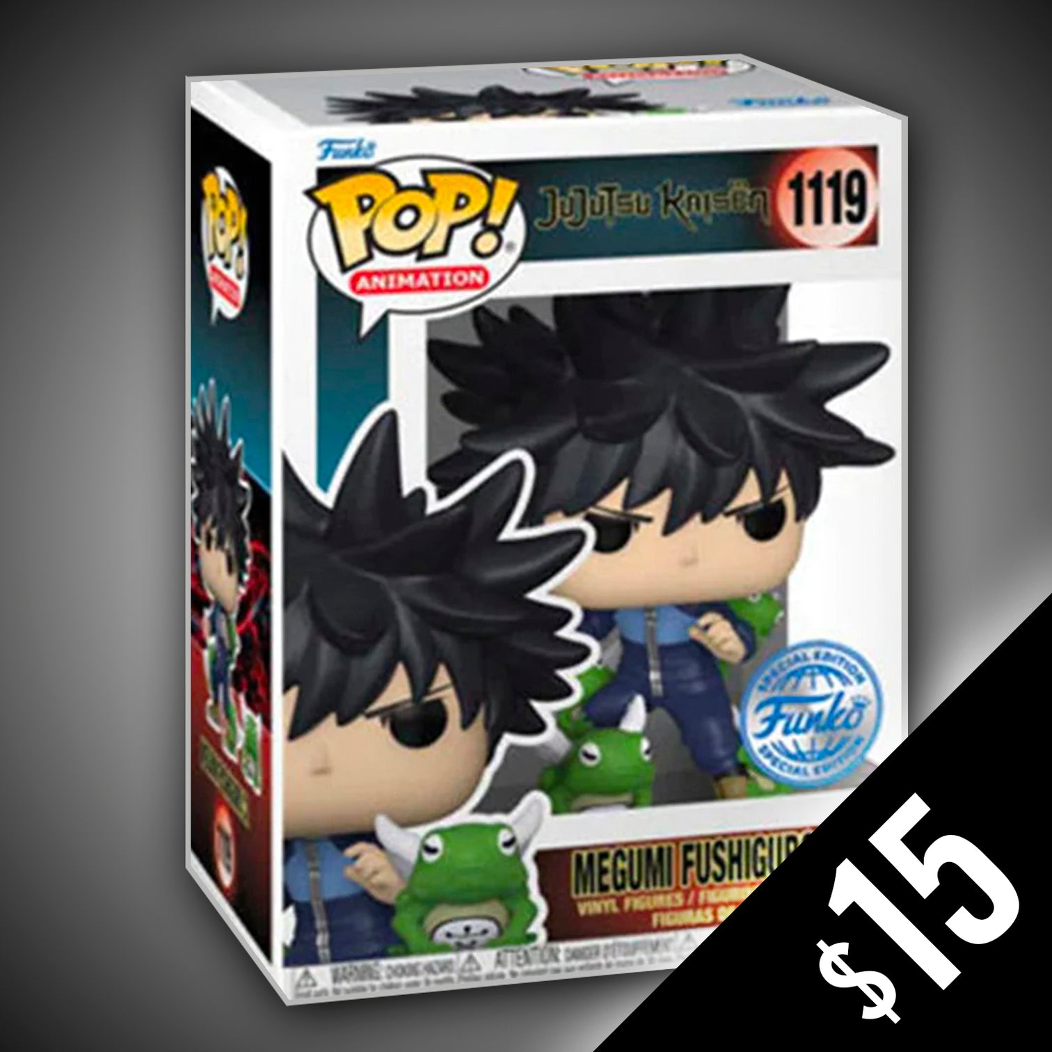 Funko Pop! Jujutsu Kaisen: Megumi with Toad (SE22) – Chalice Collectibles