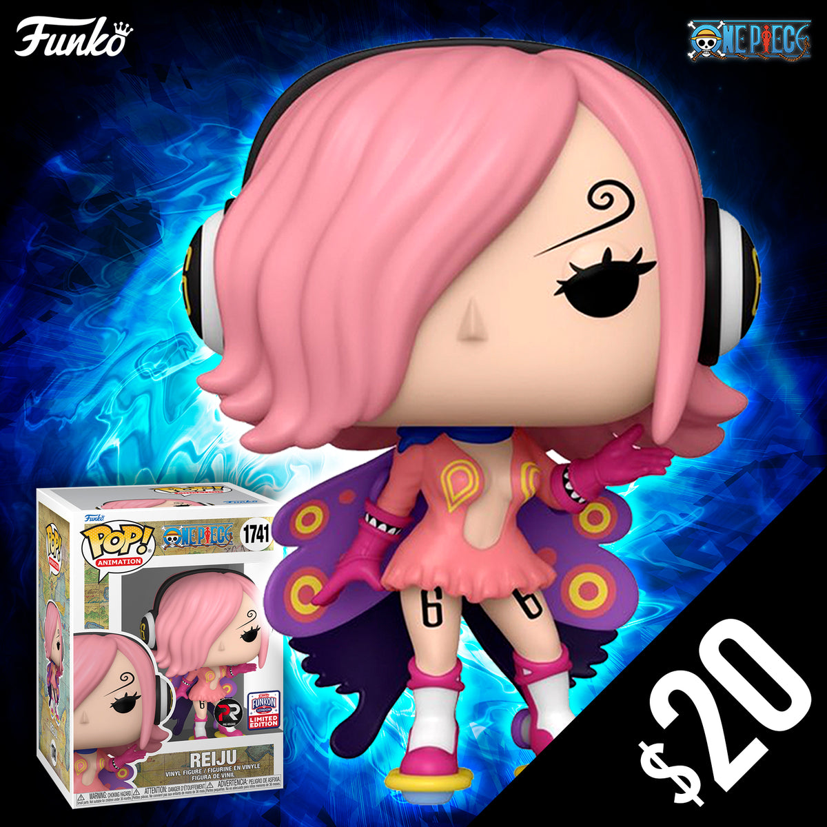 Funko Pop! Chalice Funkon London 2024 Shared Exclusive: One Piece: Rei ...