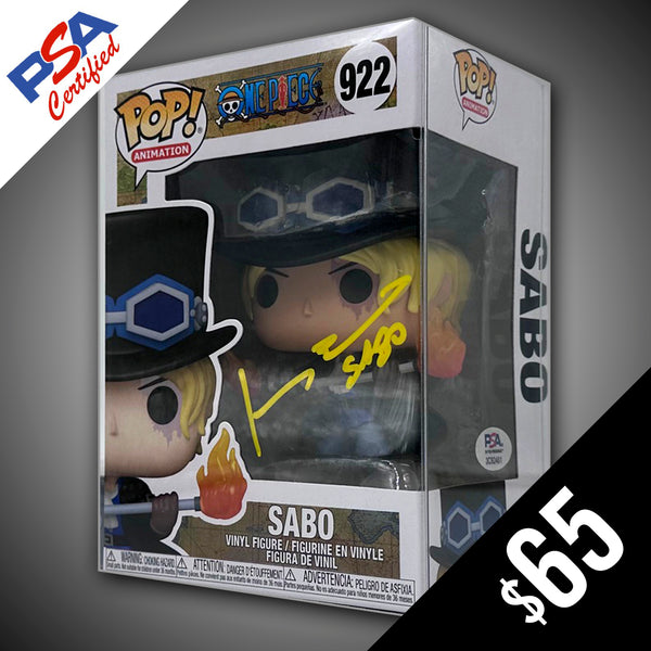Funko Pop! One Piece: Sabo #922 - SIGNED by Johnny Yong Bosch (PSA Cer ...