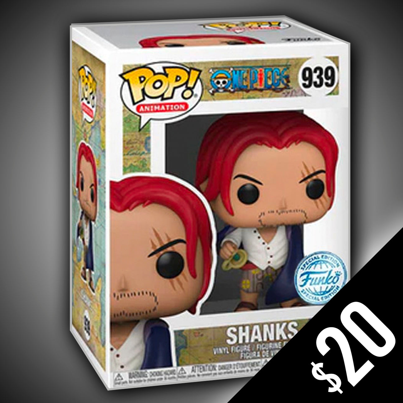 Funko Pop! One Piece: Shanks (non-Chase) #939 – Chalice Collectibles