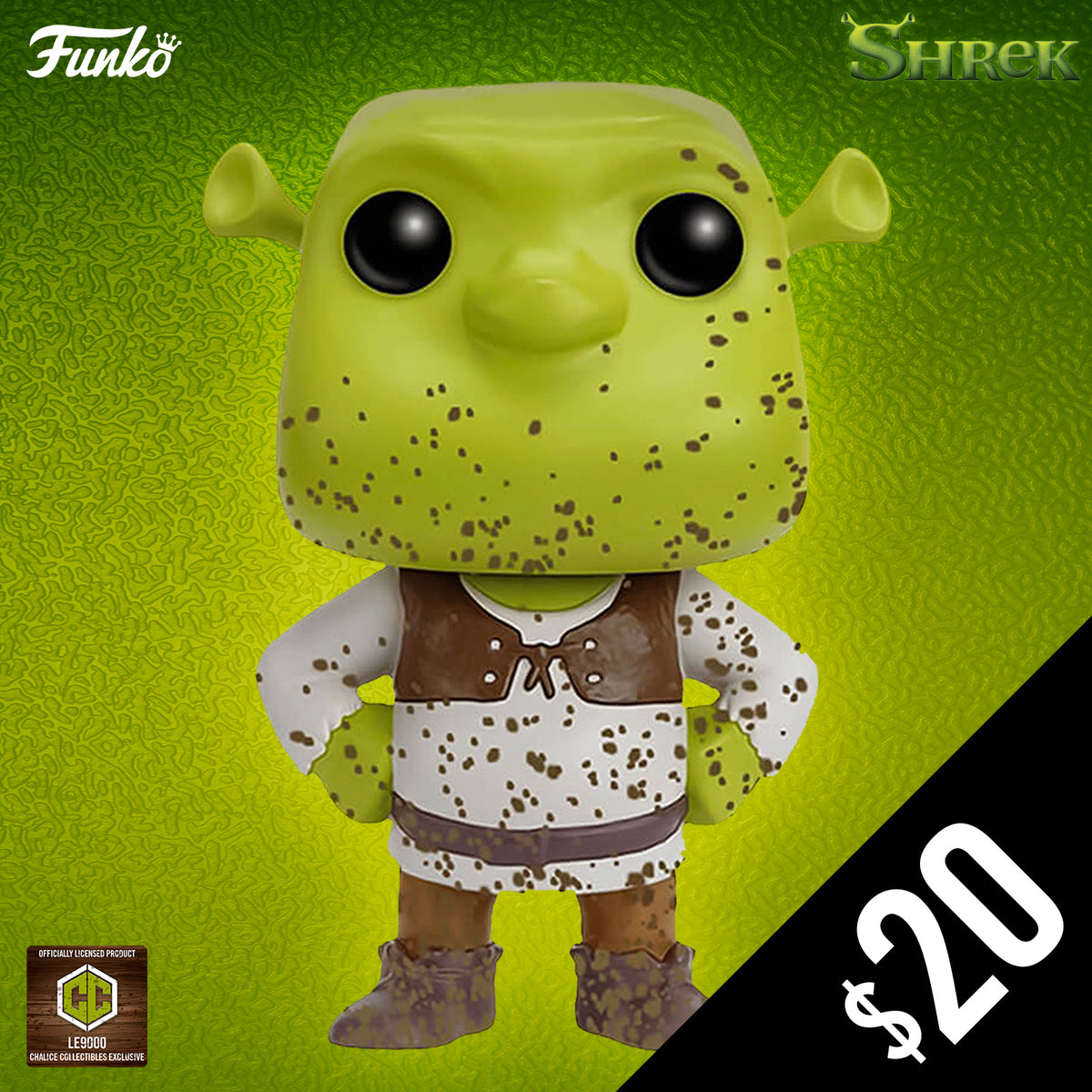 Funko Pop! Chalice Exclusive LE9000: Shrek (Muddy) #278 – Chalice ...