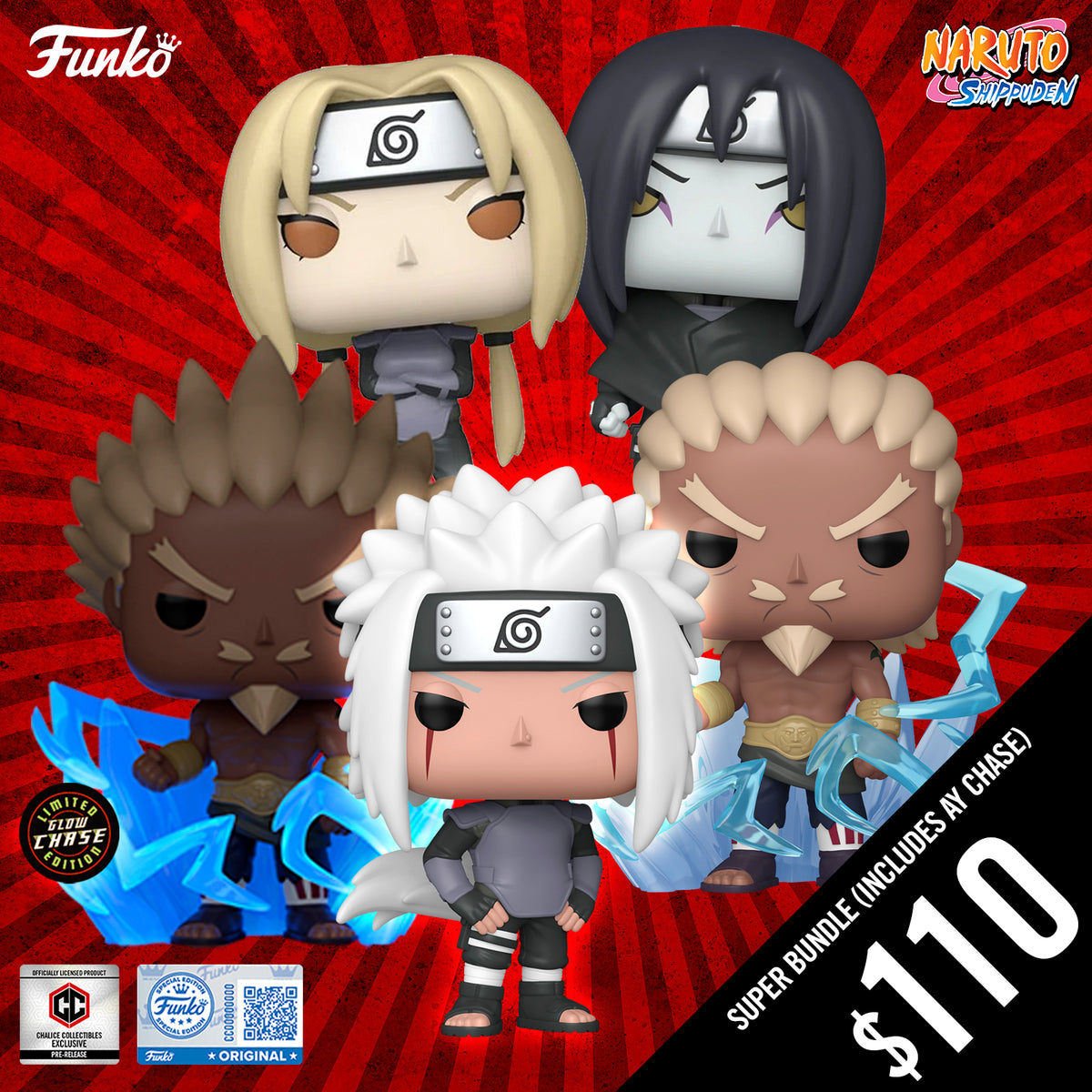 Pre-Order: Funko Pop! Naruto Shippuden S15: Super Bundle of 5 Pops ...