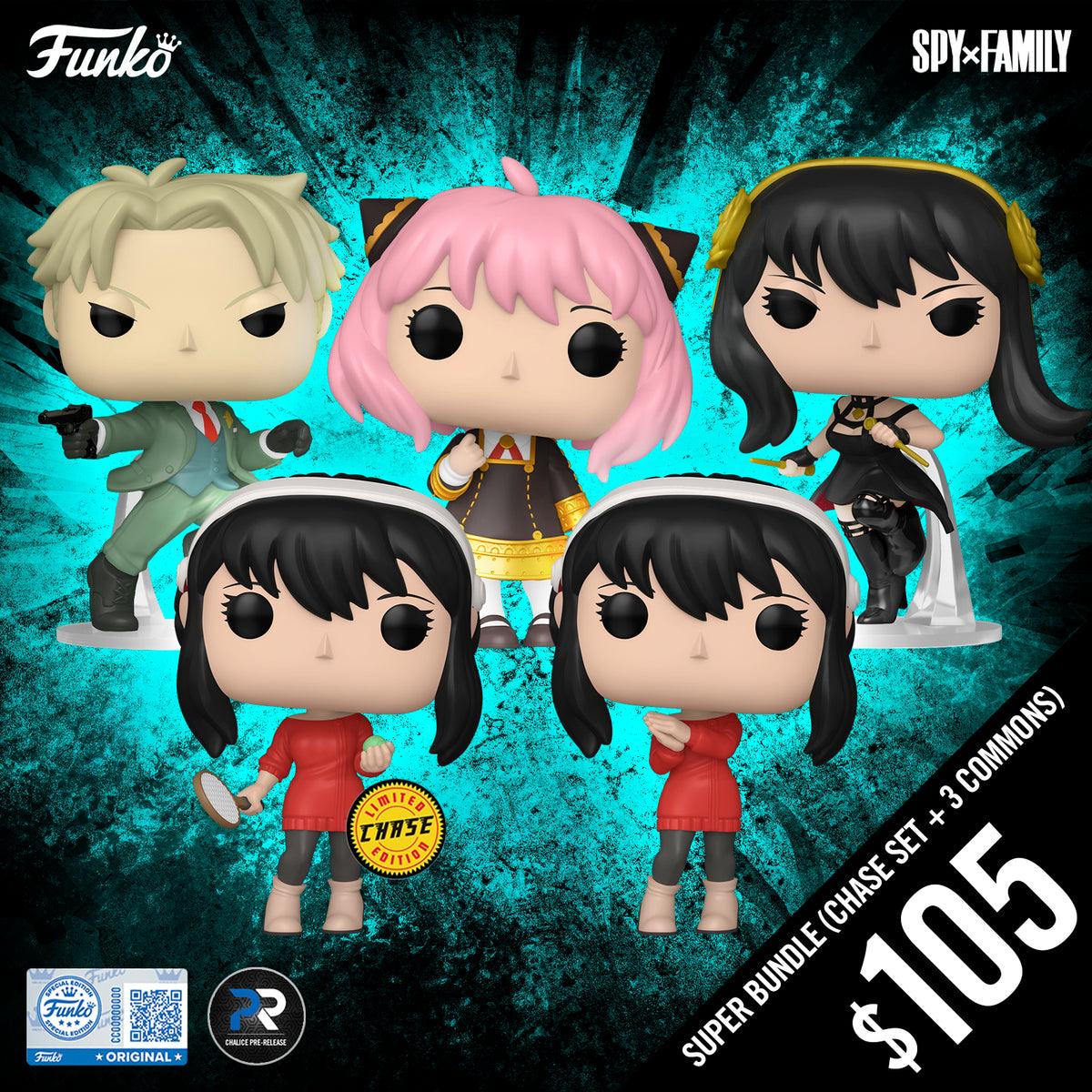 Pre-Order: Funko Pop! SPY x FAMILY S1: Super Bundle (Yor Chase Set PR ...