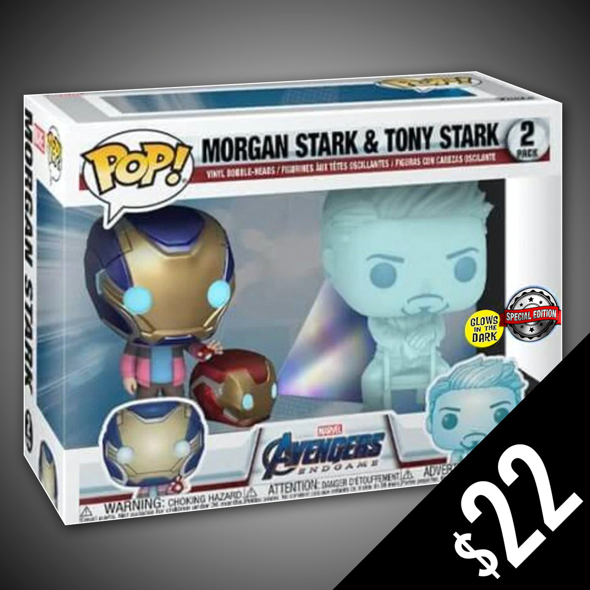 Funko Pop! Avengers Endgame: Morgan and Tony Stark (2-pack) – Chalice ...