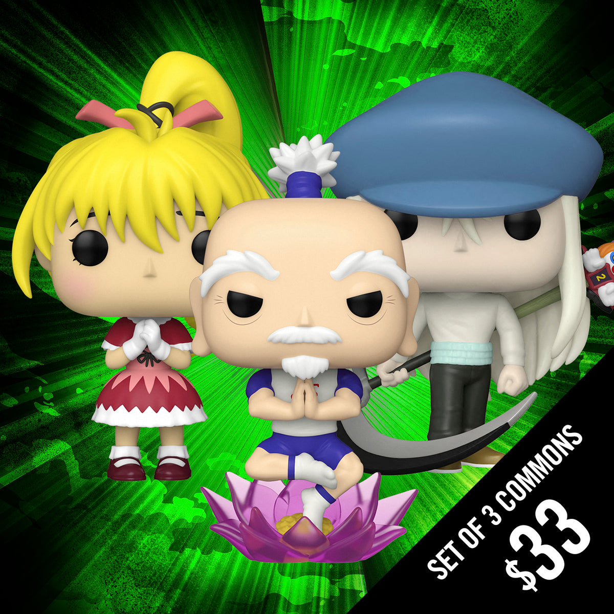 Pre-Order: Funko Pop! Hunter X Hunter (Set of 3 Commons) – Chalice ...