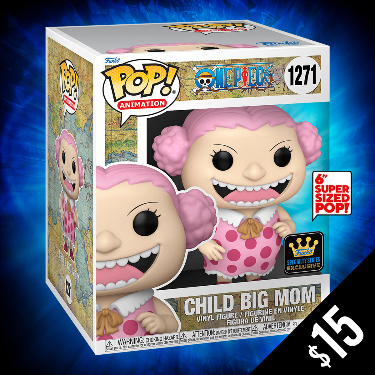 Pre-Order: Funko Pop Super! One Piece: Big Child Mom (COMMON) #1271 ...