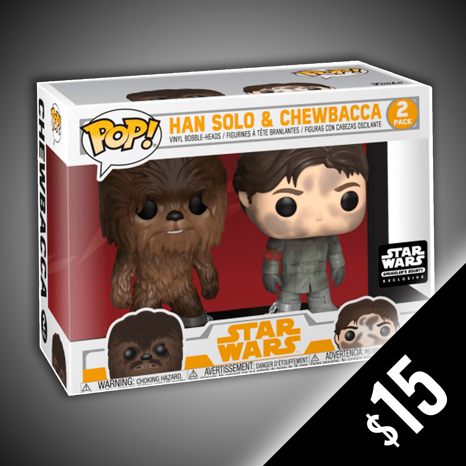 Funko Pop! Star Wars: Han Solo & Chewbacca (2-Pack) – Chalice Collectibles