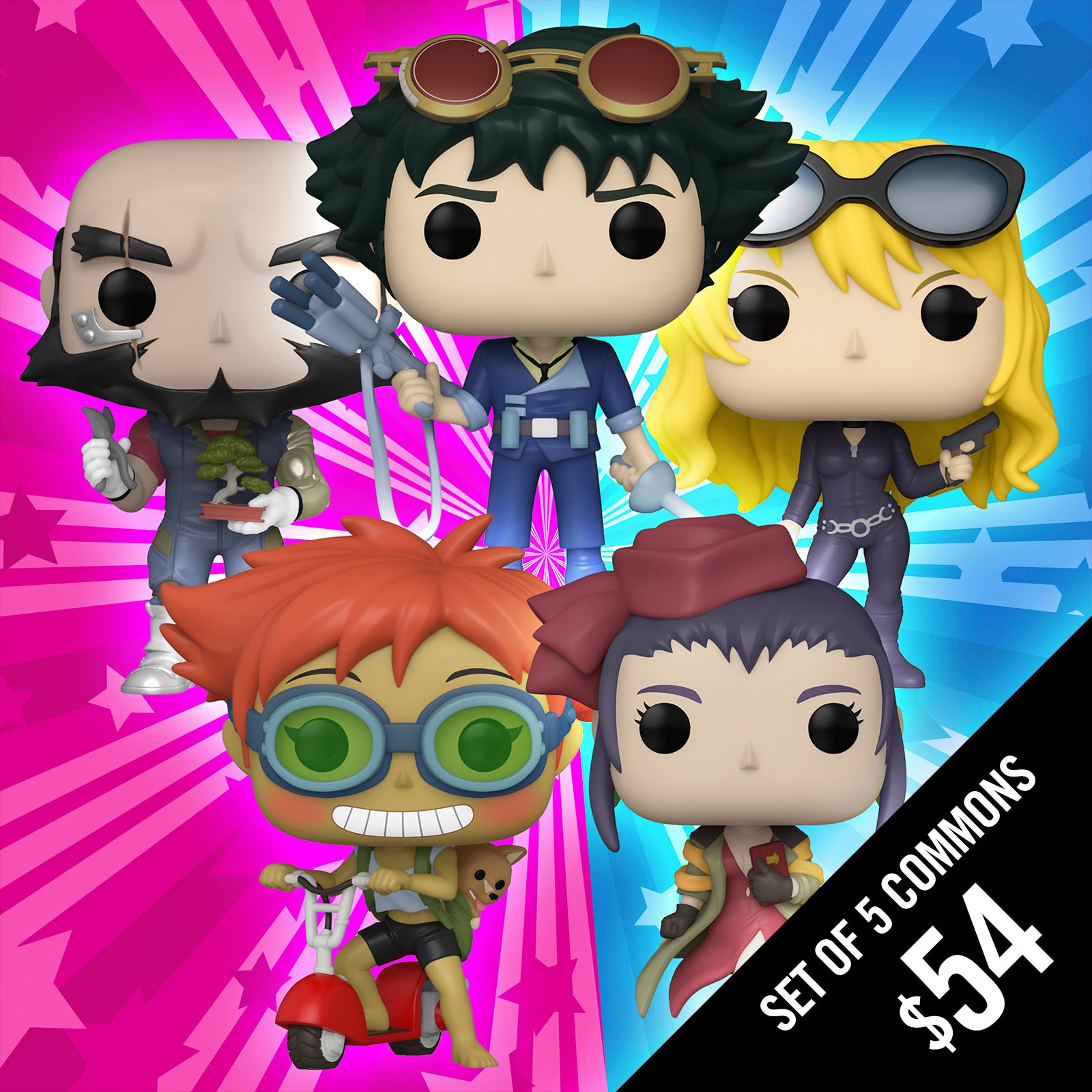 Pre-Order: Funko Pop! Cowboy Bebop (Set of 5 Commons) – Chalice ...